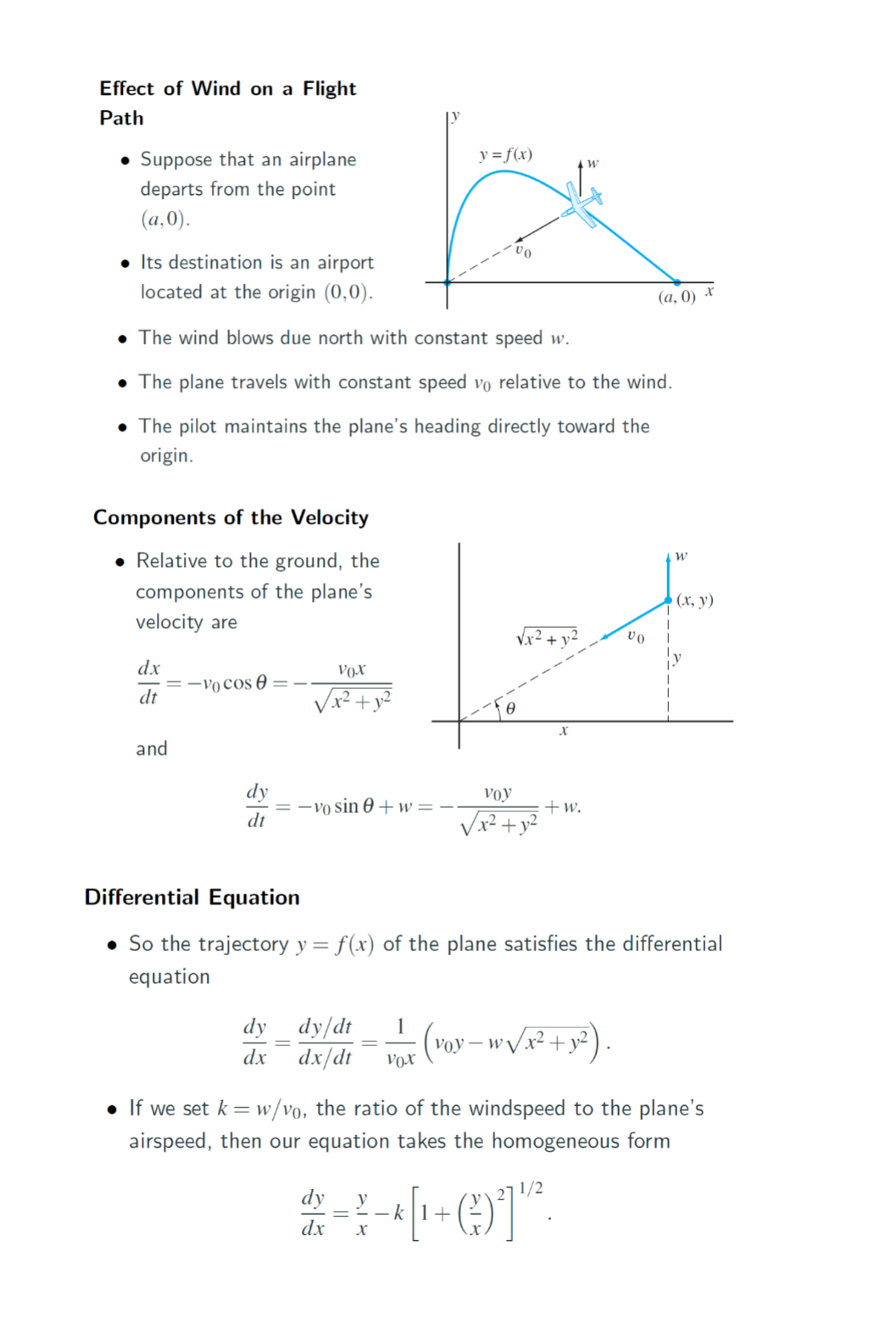 Solved Effect of ﻿Wind on ﻿a FlightPathSuppose that an | Chegg.com