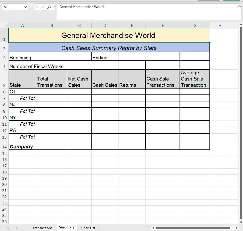 Solved 9) ﻿Copy the data in the Transactions sheet to a new | Chegg.com