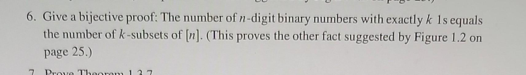 Solved 6 Give A Bijective Proof The Number Of N Digit 4090