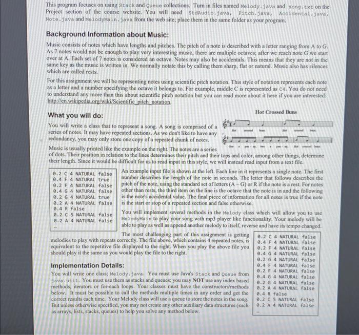Solved This program focuses on using stack and queue | Chegg.com