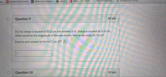 Solved McGraw-Hill Connect What is an Infograp.. physics E | Chegg.com