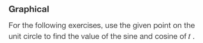 Solved Graphical For the following exercises, use the given | Chegg.com