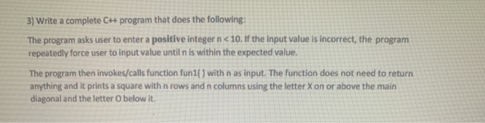 Solved 3) Write a complete CH+ program that does the | Chegg.com