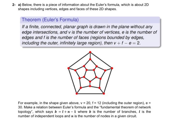 Solved a) Below, there is a piece of information about the | Chegg.com