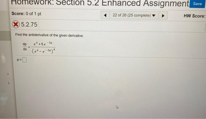 Solved Homework Section 5 2 Enhanced Assignment Save Score
