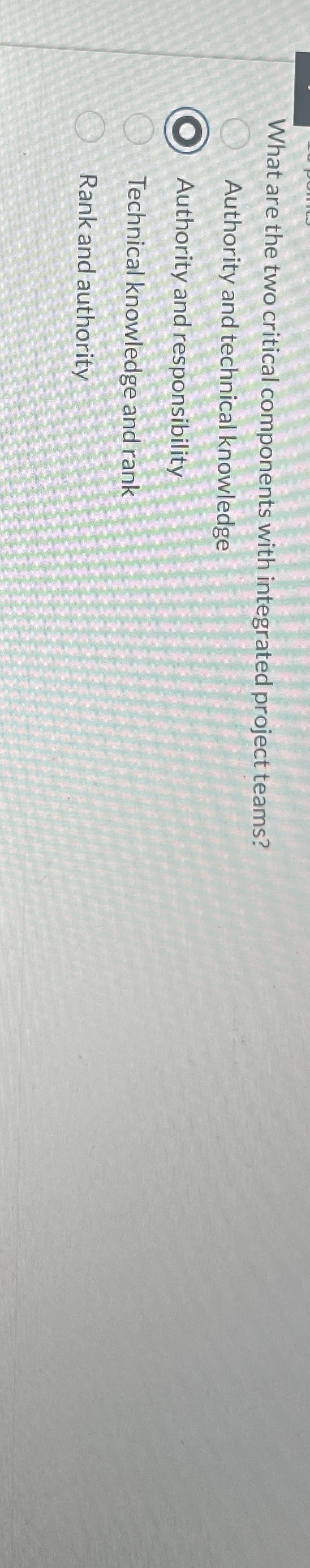 Solved What are the two critical components with integrated | Chegg.com