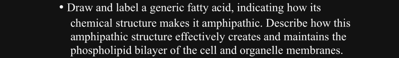 Solved Draw and label a generic fatty acid, indicating how | Chegg.com