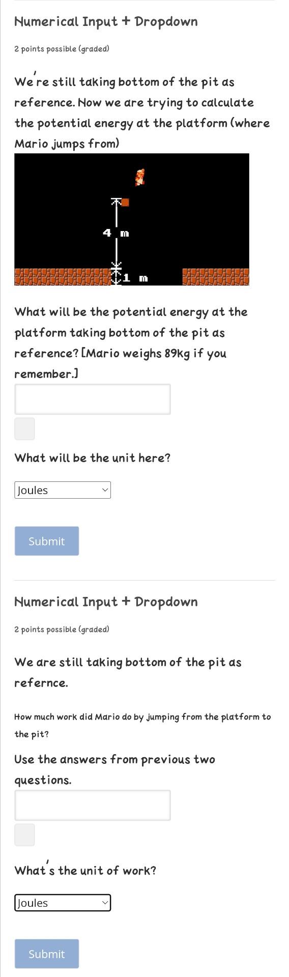 Solved Numerical Input 1 point possible (graded) Taking the | Chegg.com