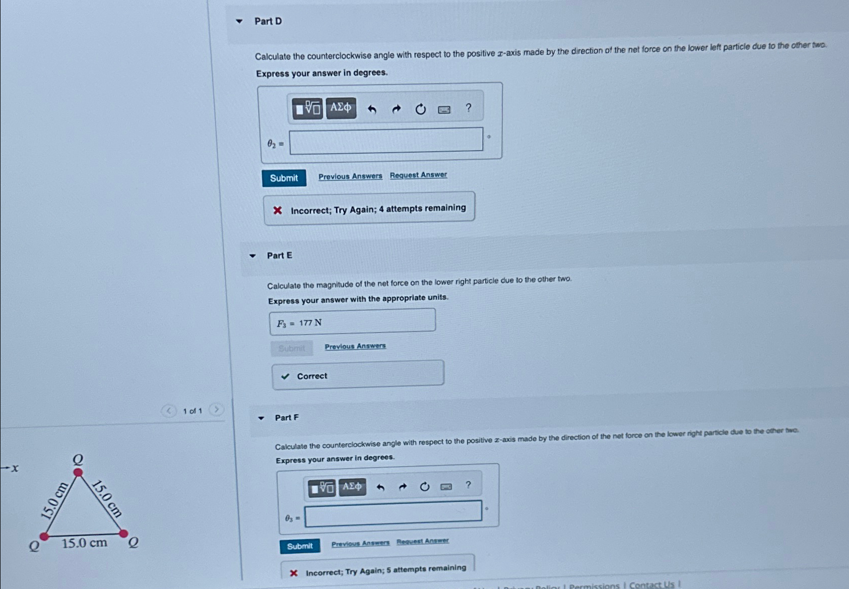 Part DCalculate the counterclockwise angle with | Chegg.com