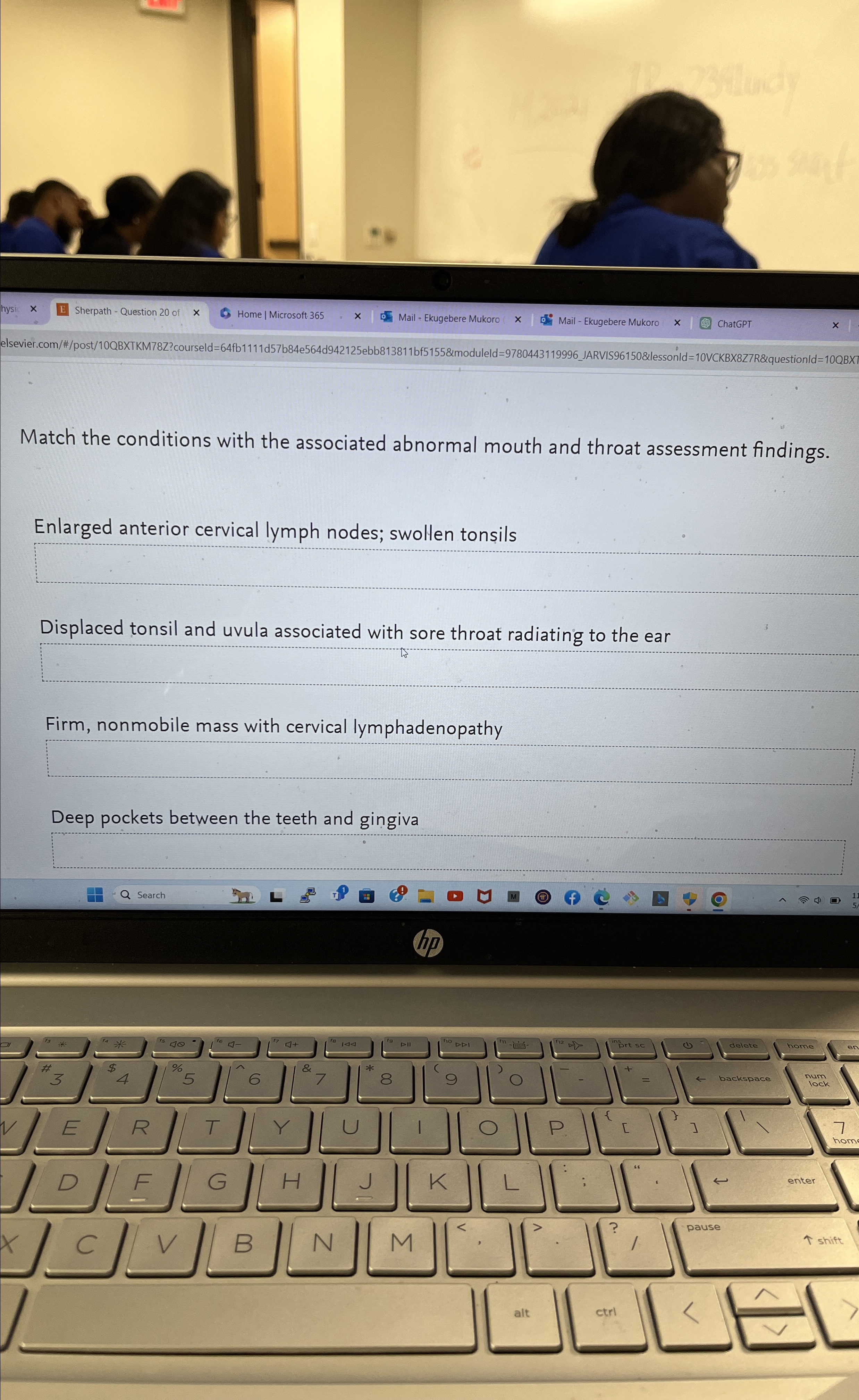 Solved Match the conditions with the associated abnormal | Chegg.com