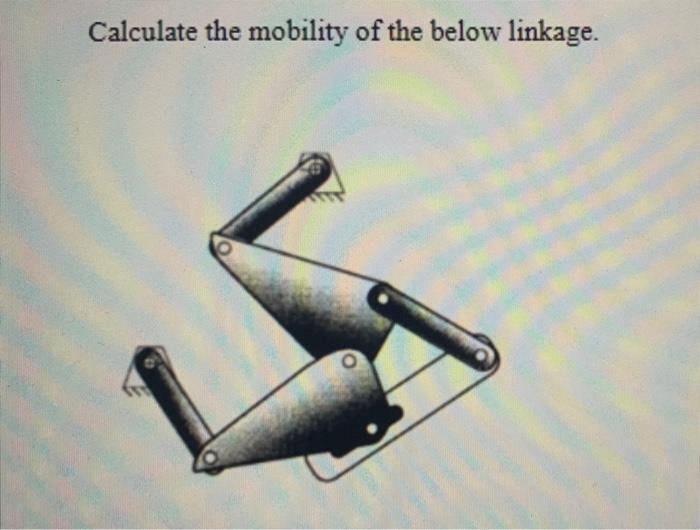 Solved Calculate the mobility of the below linkage. | Chegg.com