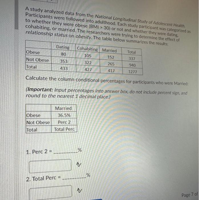 Solved A study analyzed data from the National Longitudinal | Chegg.com