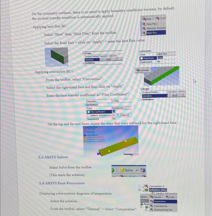 Heat Conduction Simulation in ANSYS Workbench 5.1 | Chegg.com