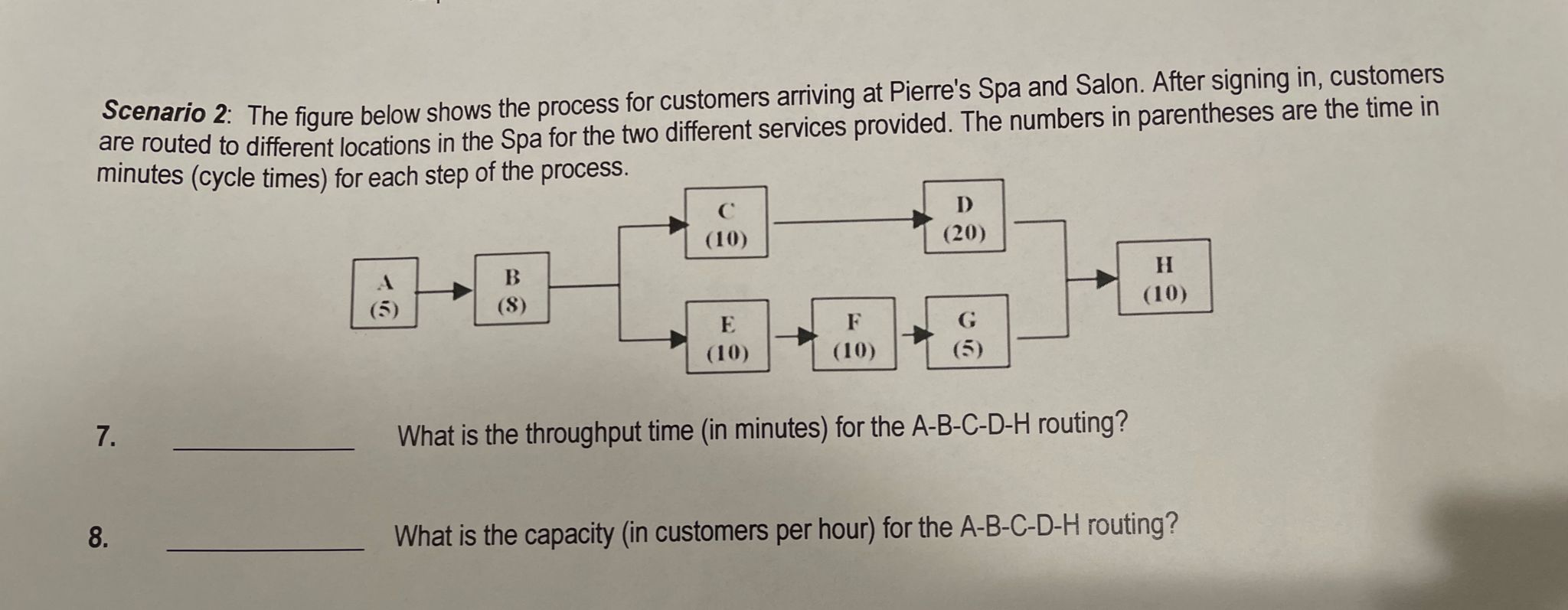 Solved Scenario 2: The figure below shows the process for | Chegg.com