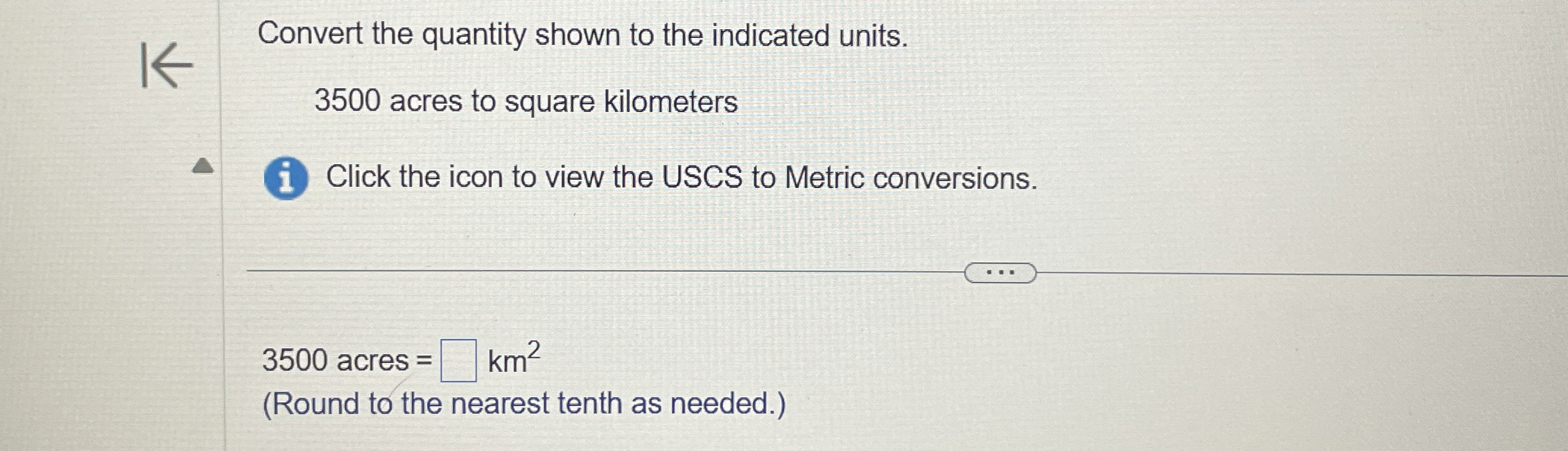 Solved Convert the quantity shown to the indicated | Chegg.com