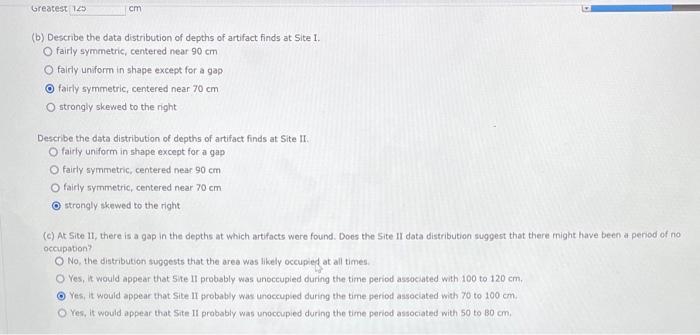 Solved cognomsporno In archaeology, the depth (below surface | Chegg.com