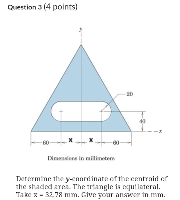 Solved Question 3 (4 ﻿points)Dimensions in | Chegg.com