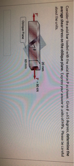 Solved Consider the axial bar loaded with the axial force P | Chegg.com