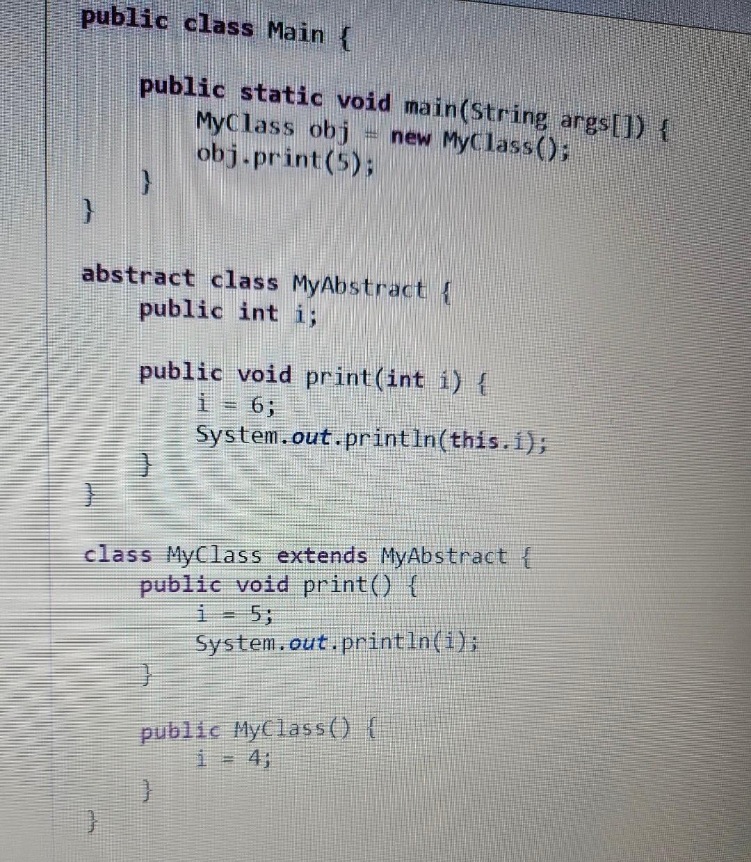 What does this print in java? | Chegg.com