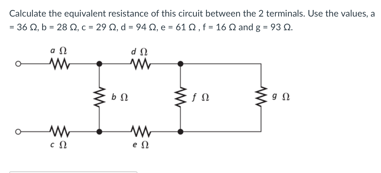Solved Calculate the equivalent resistance of this circuit | Chegg.com