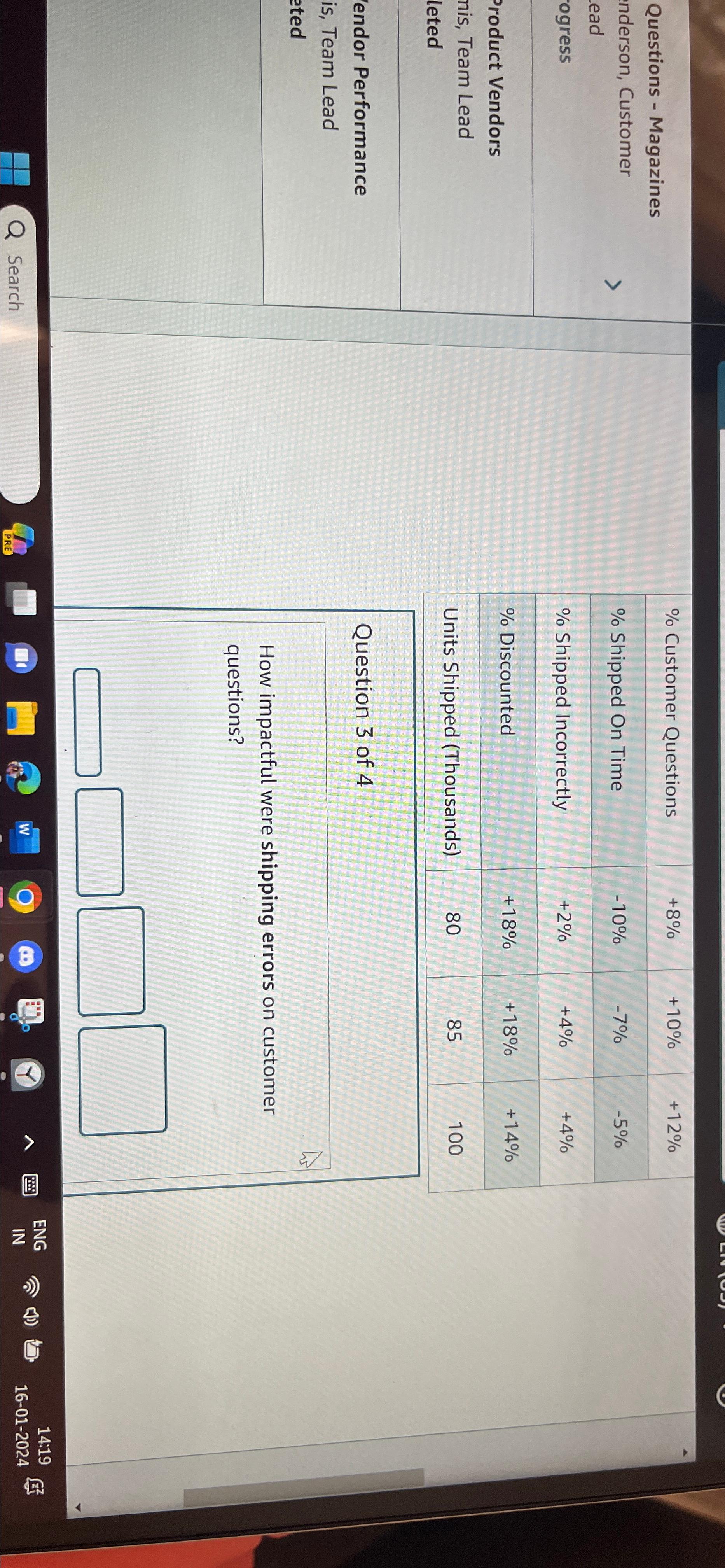Solved Questions - ﻿Magazines nderson, Customer ead | Chegg.com