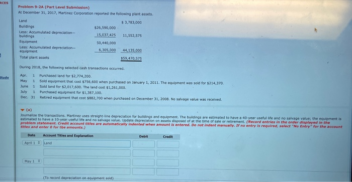 Solved Problem 9-2A (Part Level Submission) At December 31, | Chegg.com