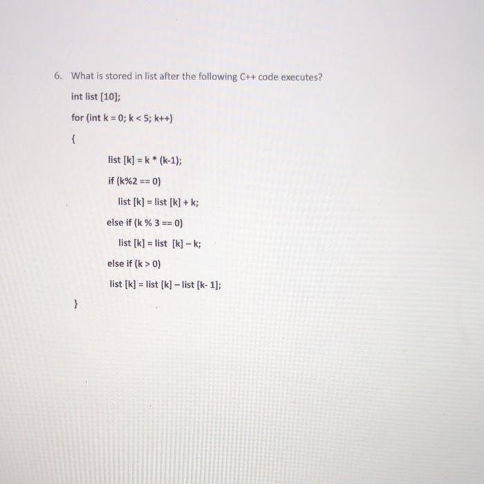Solved CSC 170 Array Worksheet November 10, 2020 Name 1. | Chegg.com
