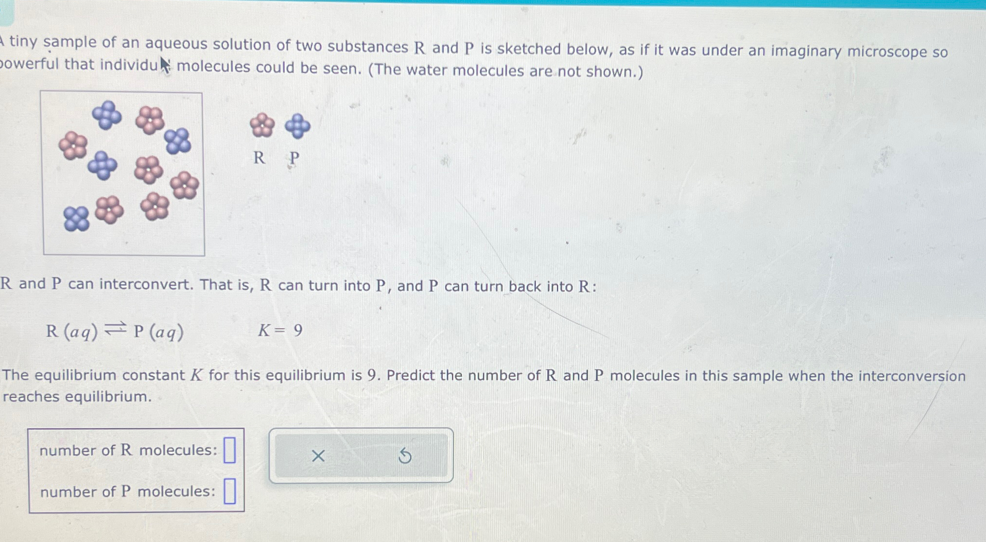 Solved tiny sample of an aqueous solution of two substances | Chegg.com