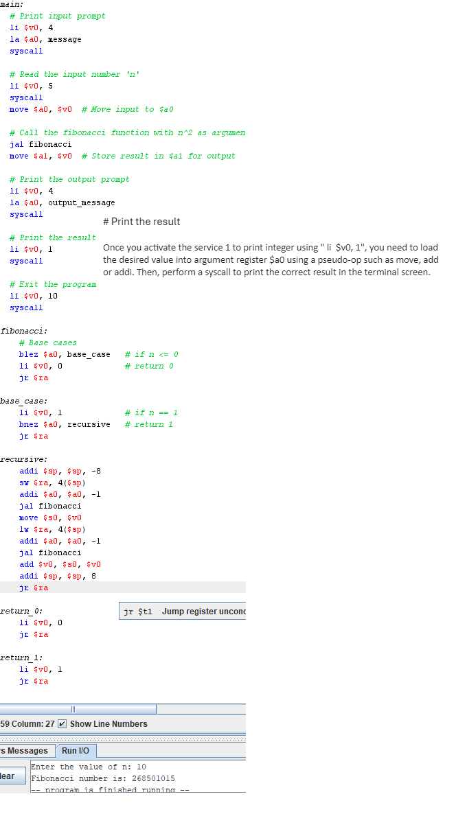 how can i make this change using MIPS assembly | Chegg.com