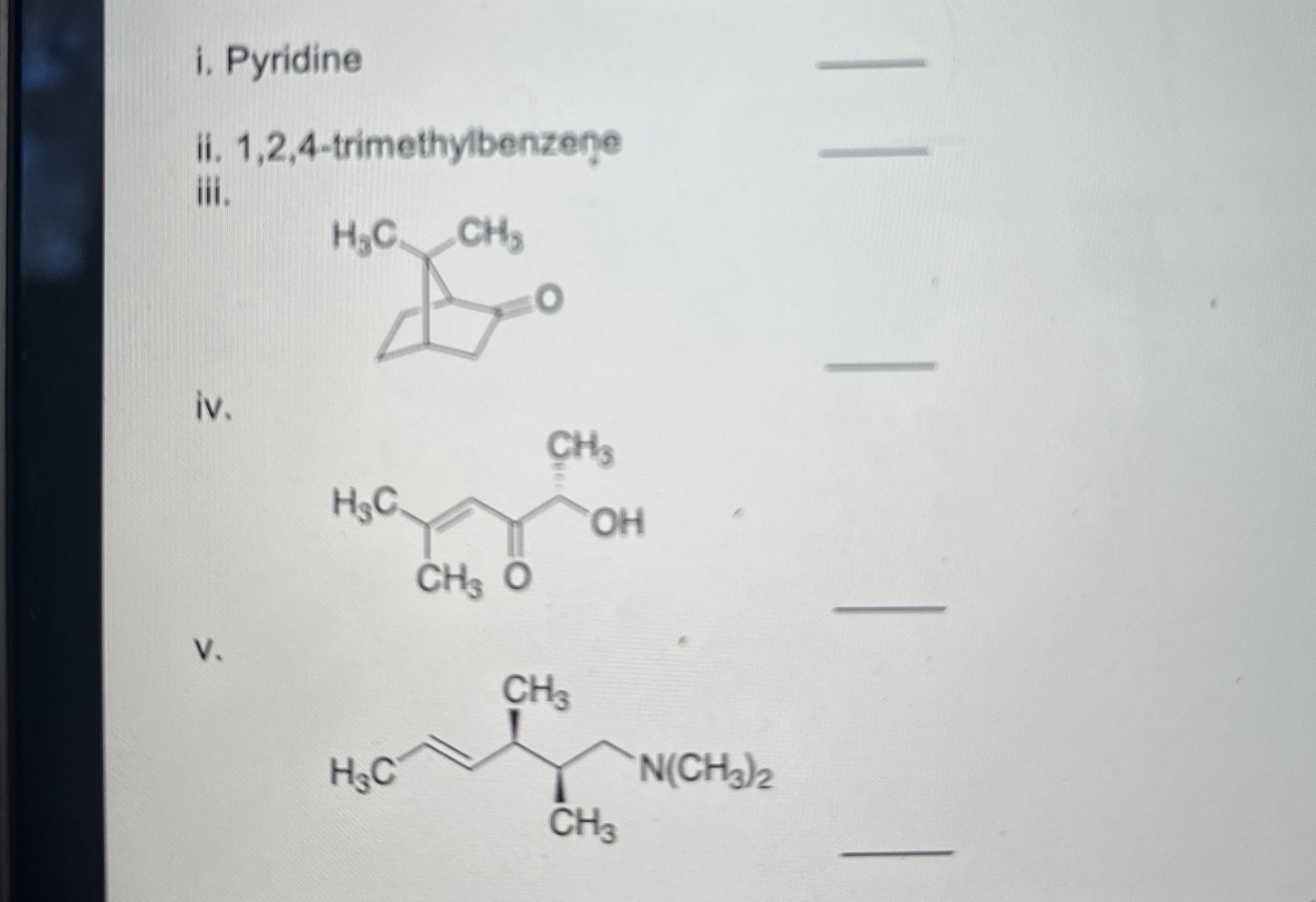 Solved how mmay unique carbons are in each of the following | Chegg.com