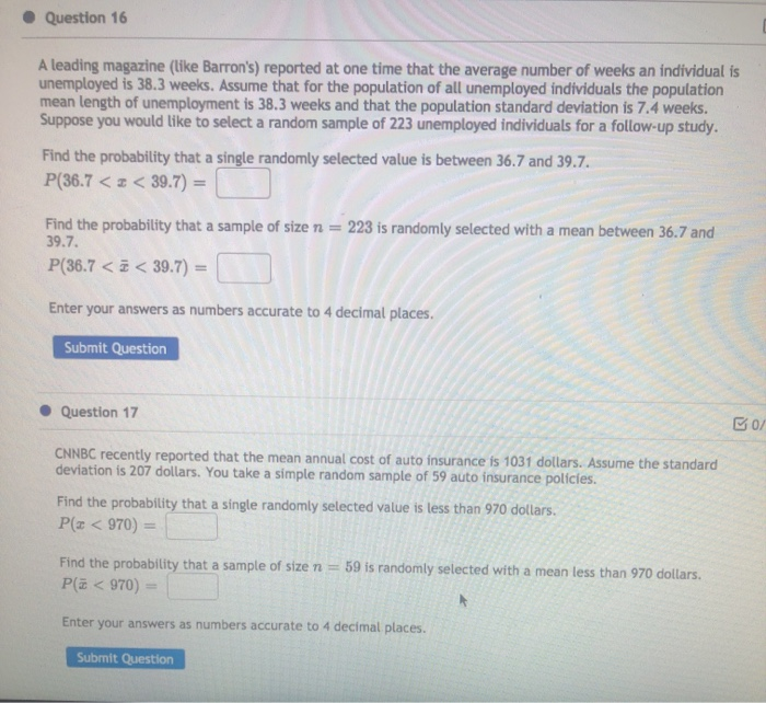 Solved Question 1 A particular fruit's weights are normally | Chegg.com