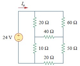 Solved Calculate I0 ﻿in the circuit of the following figure | Chegg.com