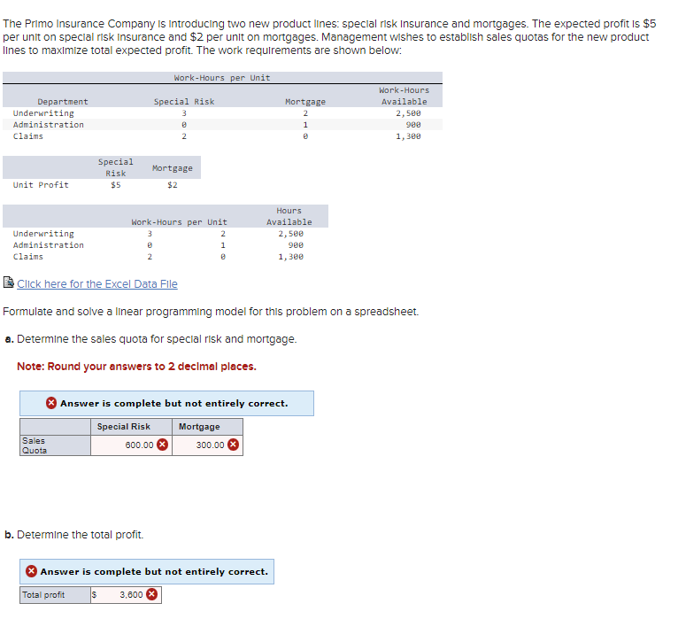 Solved --The Primo Insurance Company Is introducing two new | Chegg.com