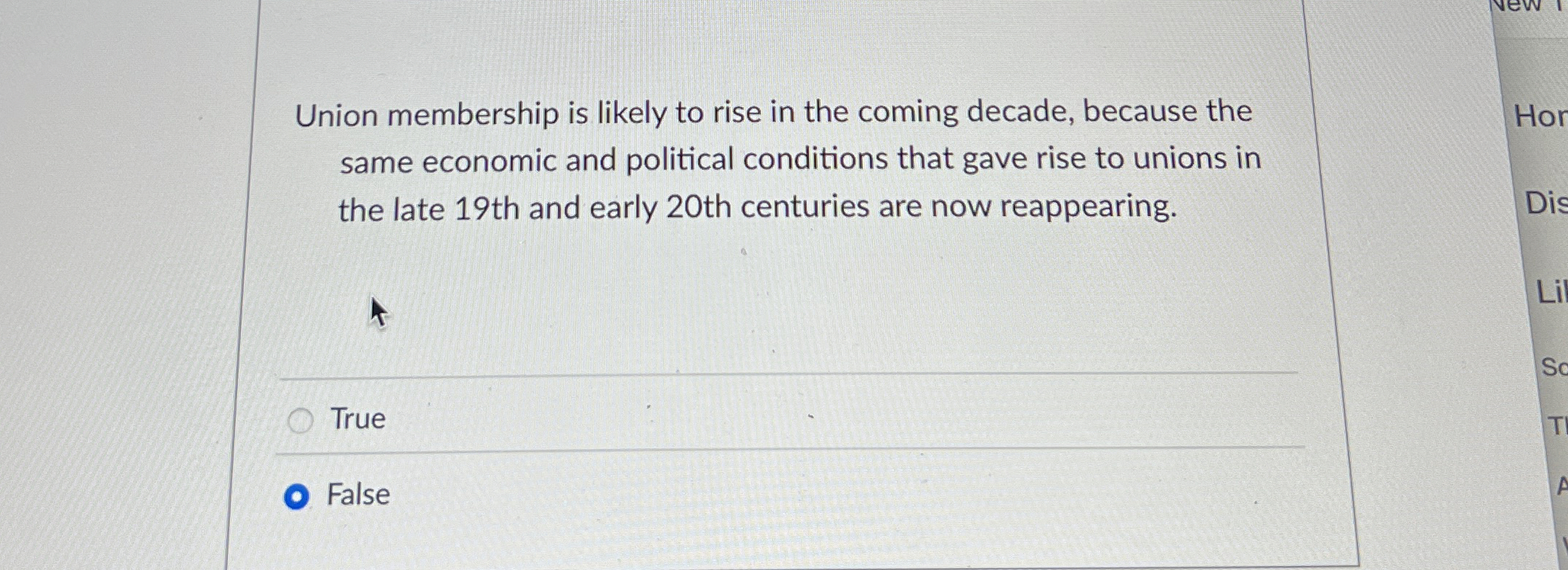 Solved Union membership is likely to rise in the coming | Chegg.com