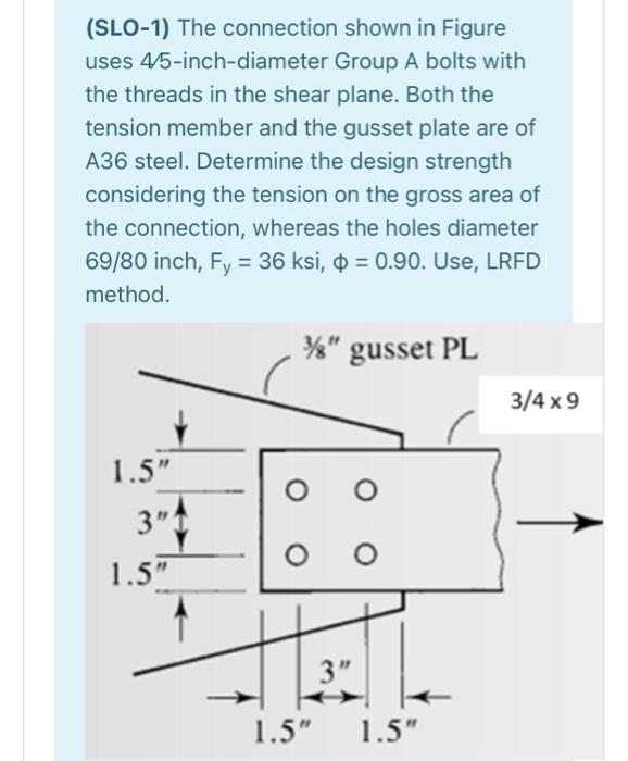 Solved (SLO-1) The connection shown in Figure uses | Chegg.com Solved (SLO-1) The connection shown in Figure uses | Chegg.com