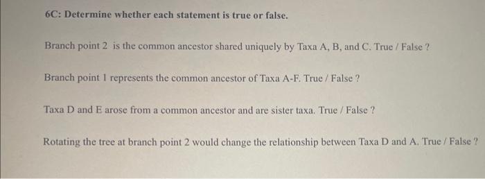Solved 6C : Determine whether each statement is true or | Chegg.com