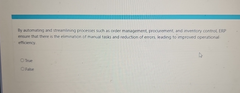 Solved By automating and streamlining processes such as | Chegg.com