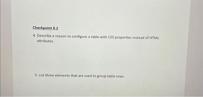 Solved Chapter 8 Check Points 10 points Name: Checkpoint 8.1 | Chegg.com