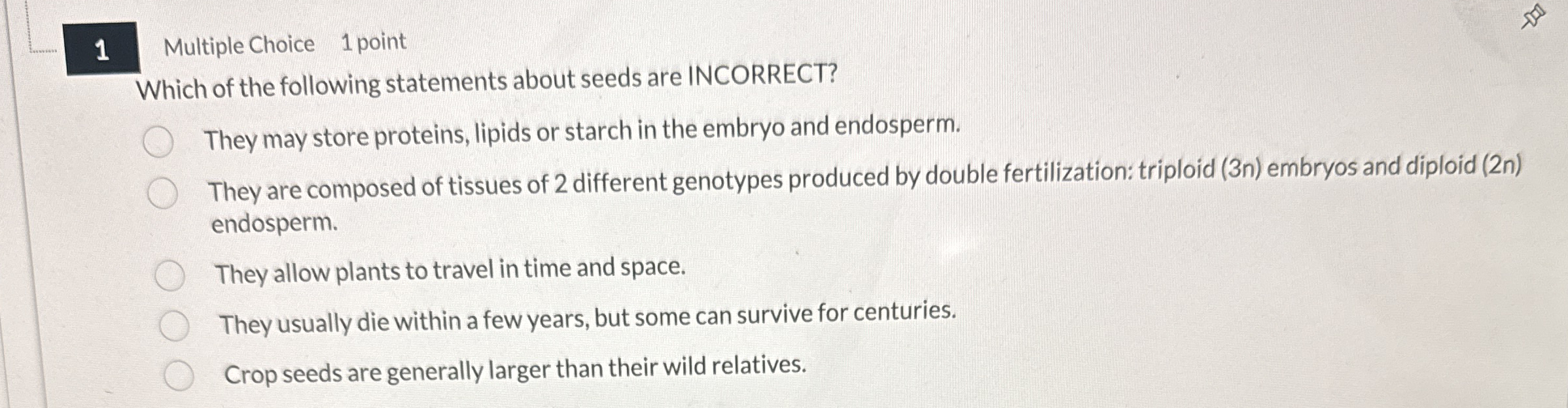 Solved 1Multiple Choice1 ﻿pointWhich of the following | Chegg.com
