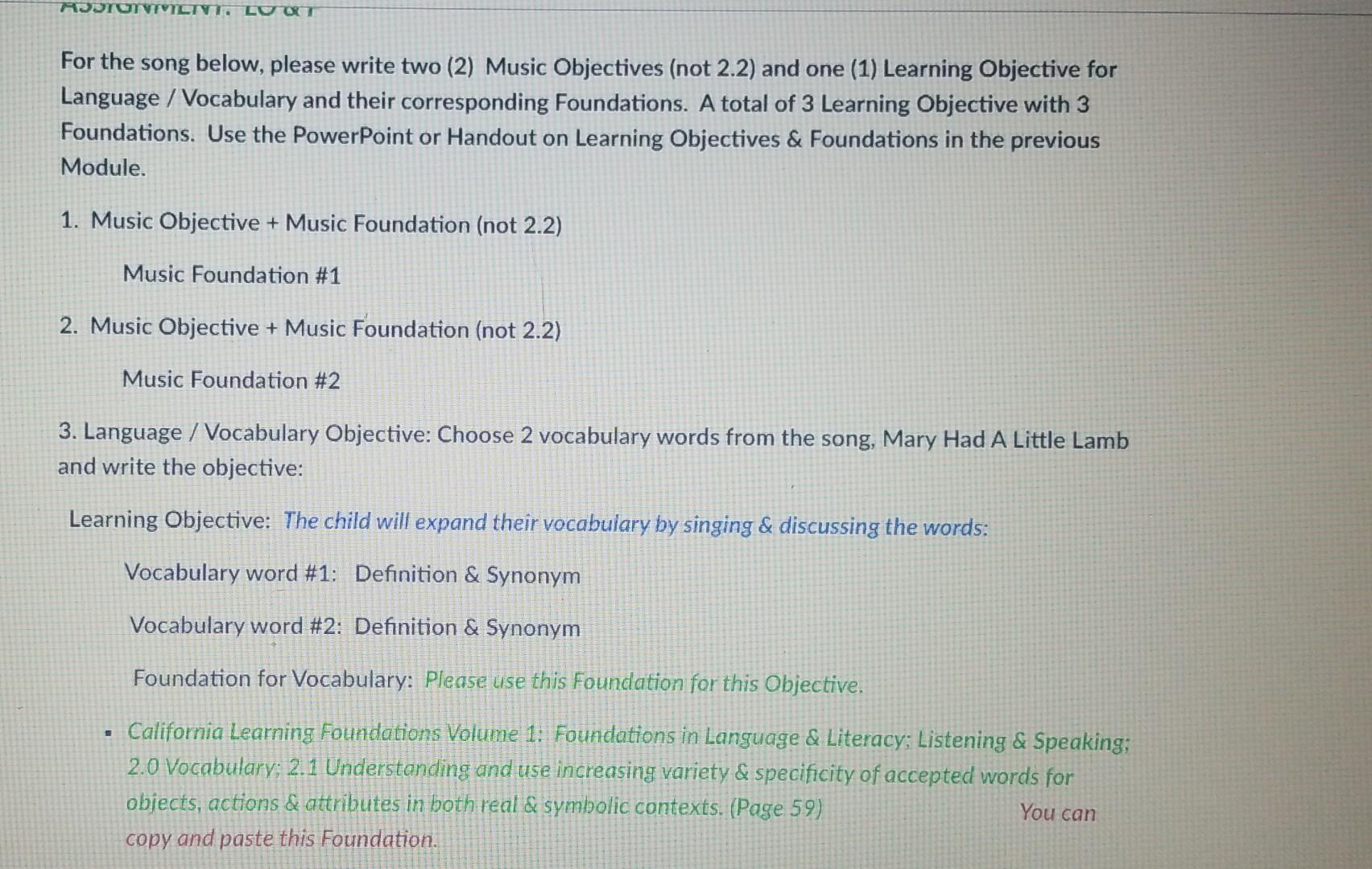 For the song below, please write two (2) Music | Chegg.com