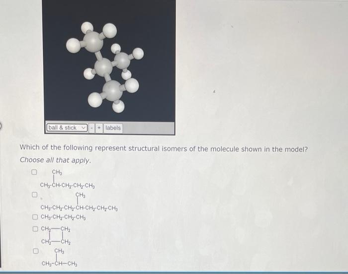[Solved]: Which of the following represent structural isome