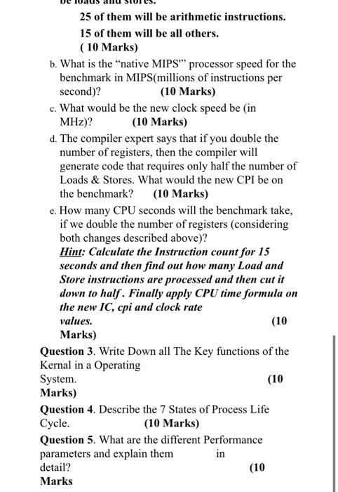 Solved Question 1. Assume that a program runs in 60 seconds | Chegg.com