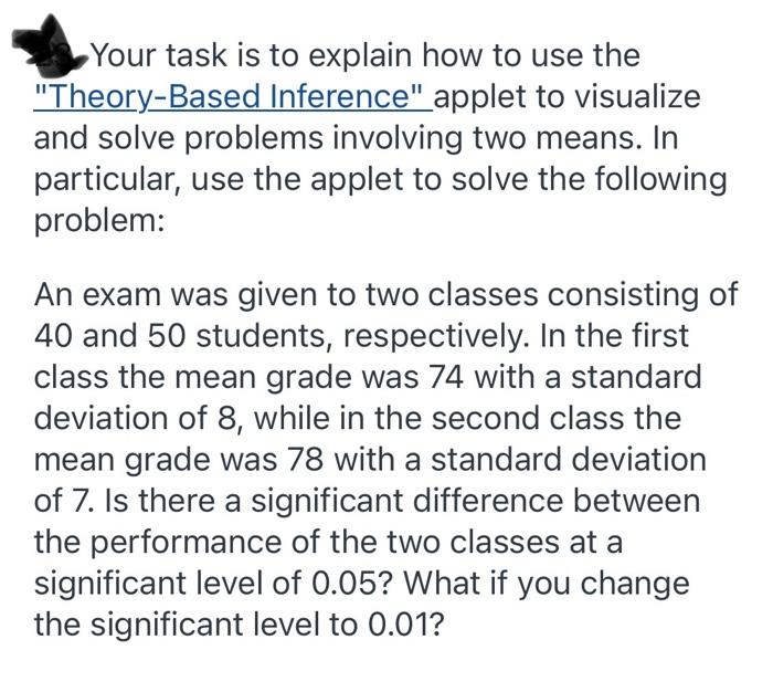 Solved Your task is to explain how to use the "Theory-Based | Chegg.com