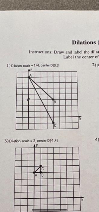 Instructions: Draw and label the dila Label the | Chegg.com