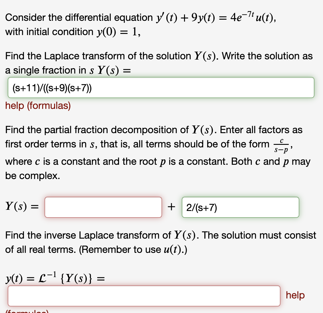 Solved Consider the differential equation | Chegg.com