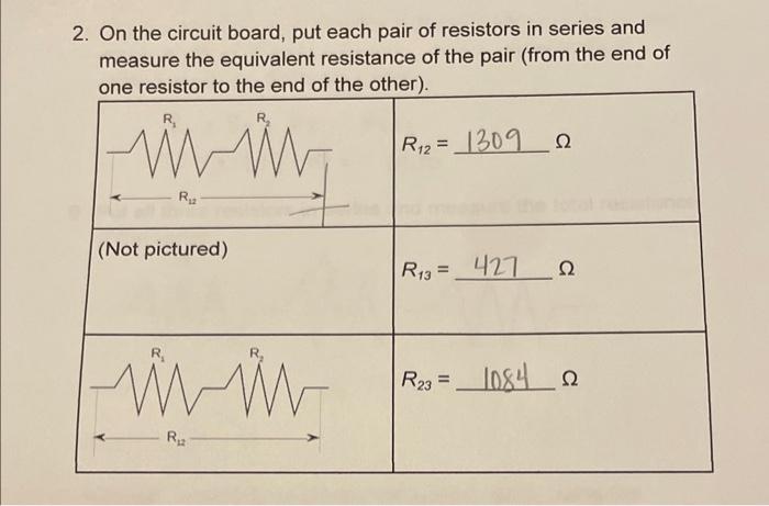 Solved 1. In the resistor network shown below, R2 and R3 are | Chegg.com