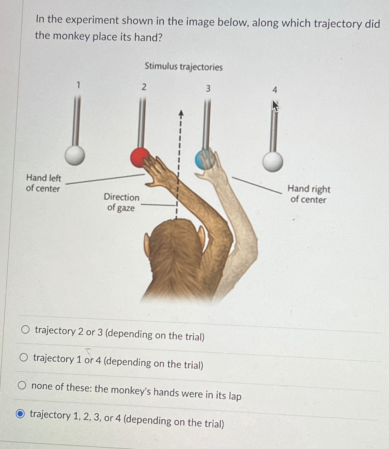 Solved In the experiment shown in the image below, along | Chegg.com