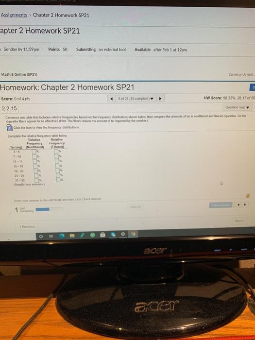 Solved Assignments Chapter 2 Homework SP21 apter 2 Homework | Chegg.com Solved Assignments Chapter 2 Homework SP21 apter 2 Homework | Chegg.com
