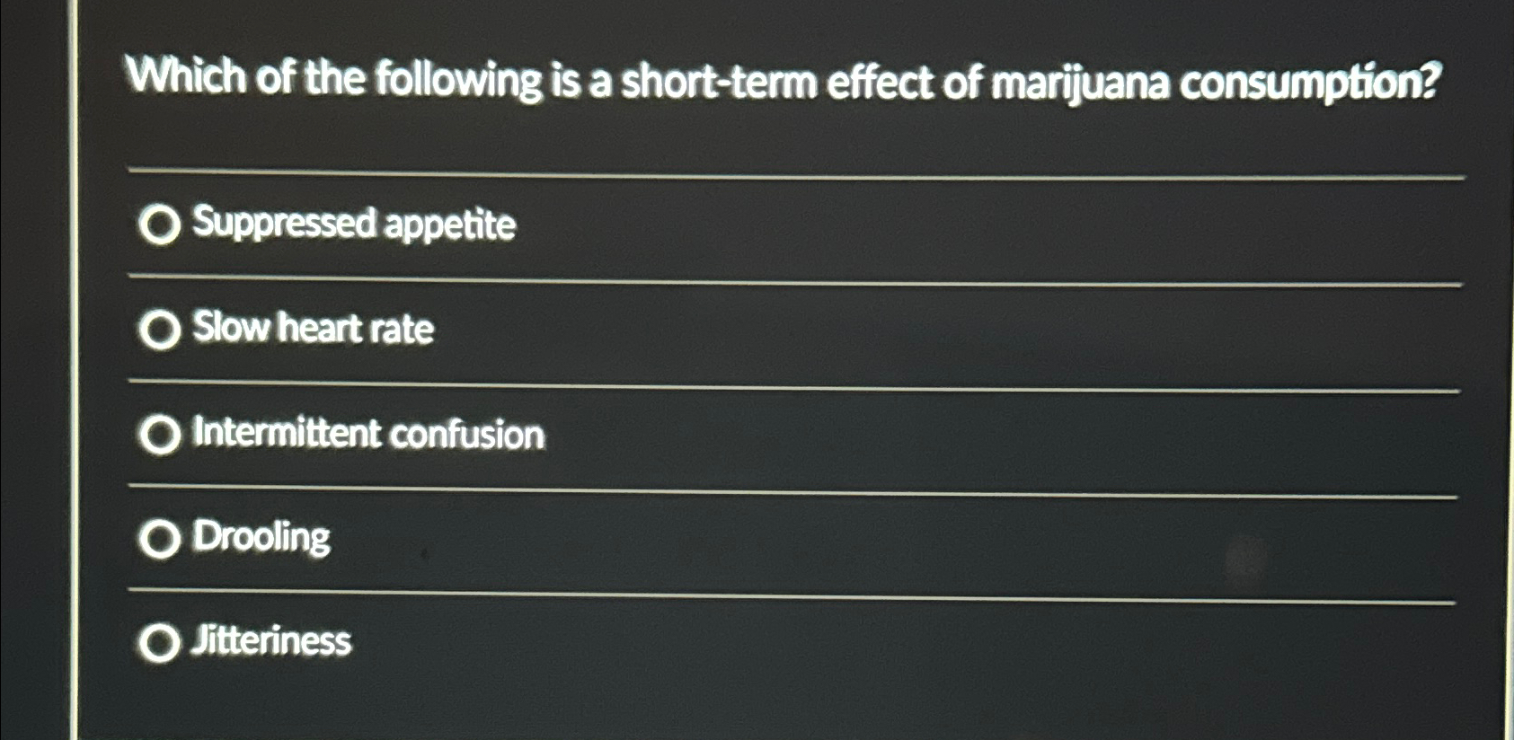 Solved Which of the following is a short-term effect of | Chegg.com