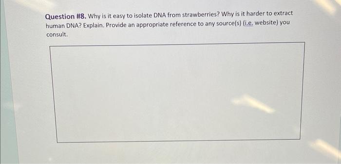 Solved Question \#10. What evidence does the Dische test | Chegg.com